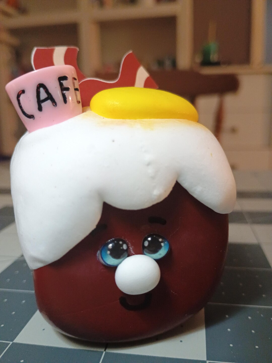 2inch Bacon and Egg DESK BUDDY Bacon and Egg Cutie! Coffee Breakfast ...