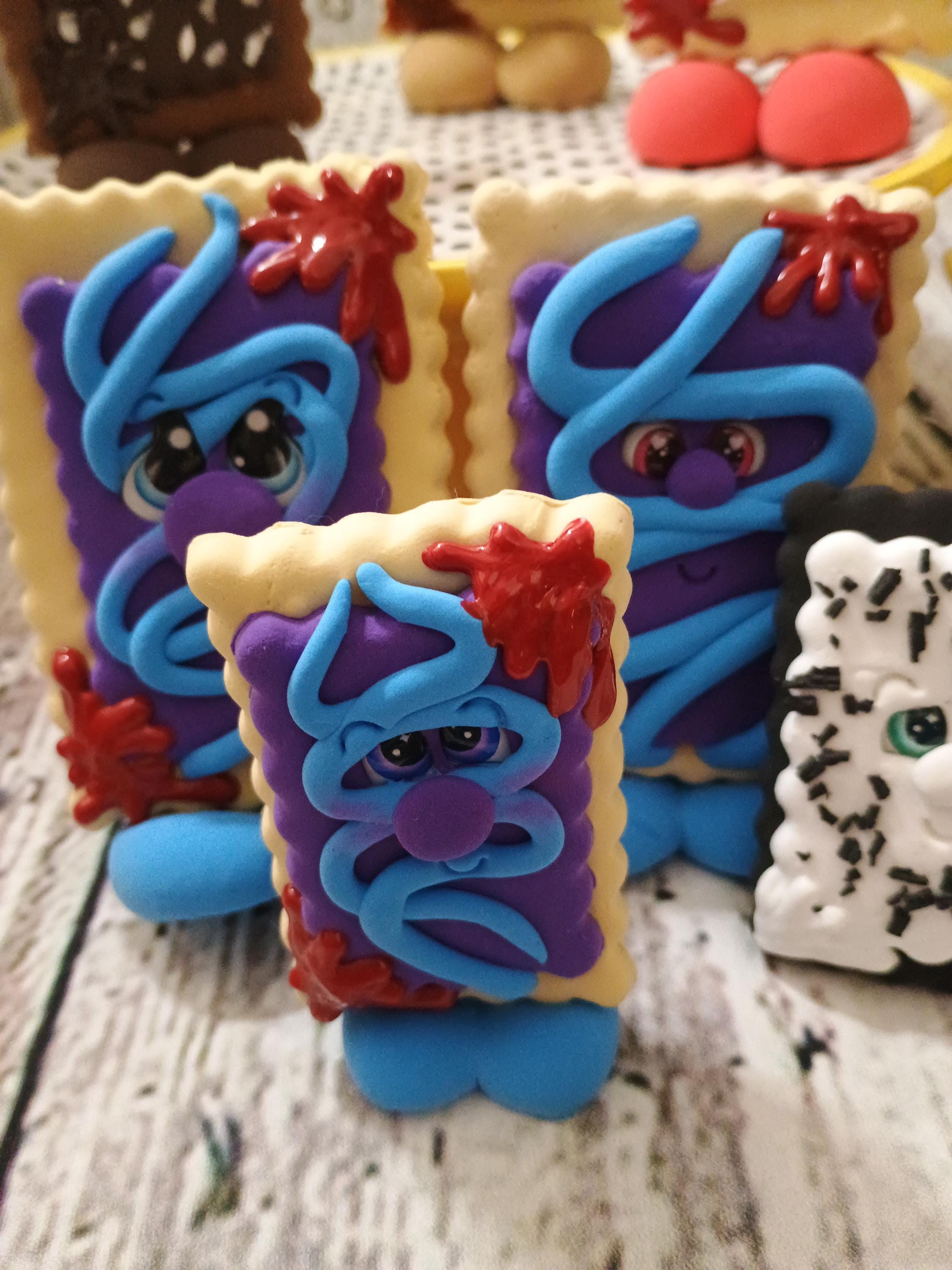 Clay Toaster Pastry Clay Desk Buddy Friend Cuties! Desk Office Teacher ...