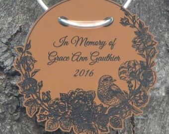 Memorial tree plaque | Etsy