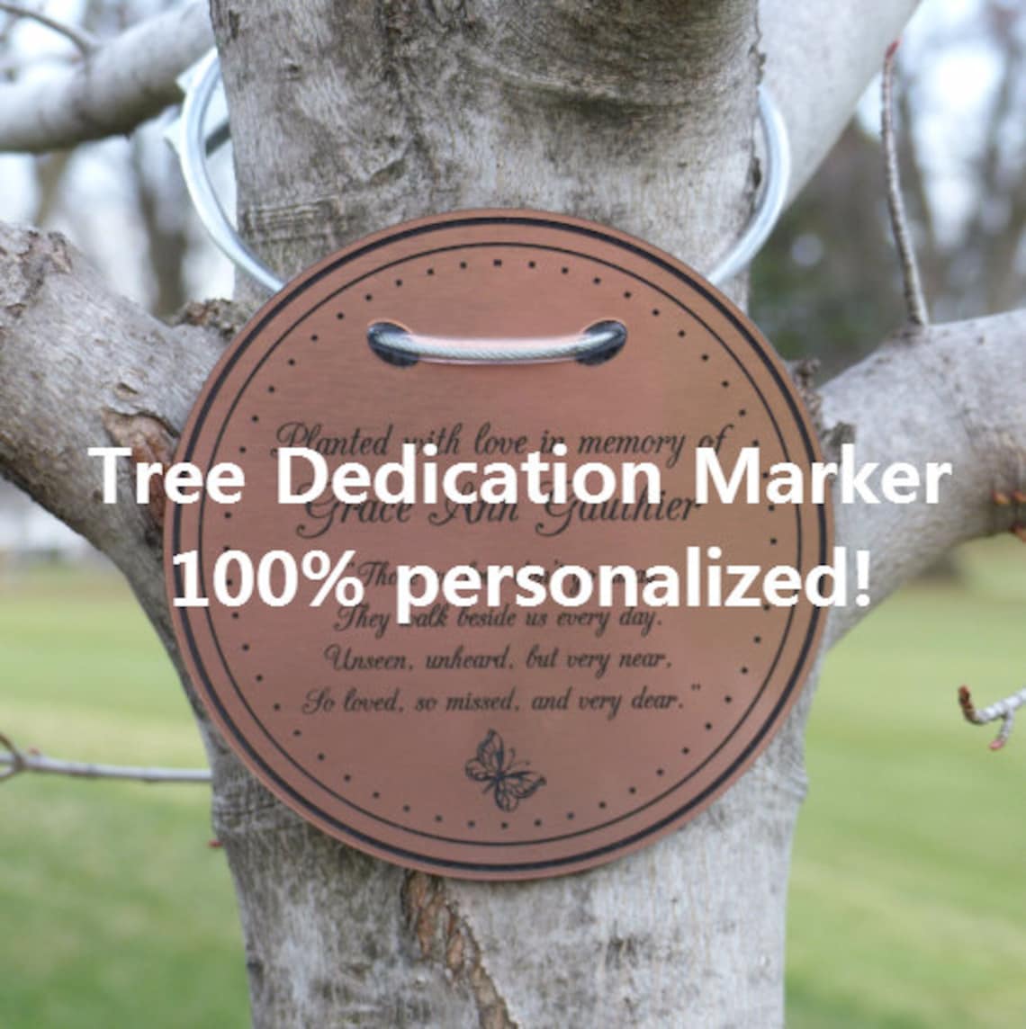 Earth Day Gifts Tree Charm™ Round / Personalized. Tree - Etsy