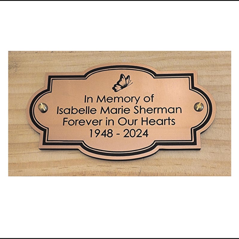Funeral Wooden Plaques - Etsy