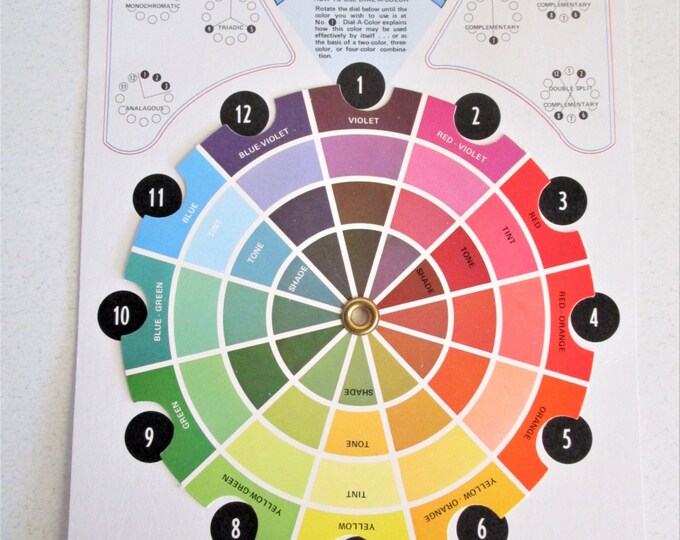 Dial A Color Combinations Artist Painting Color Toning Shading Tinting ...