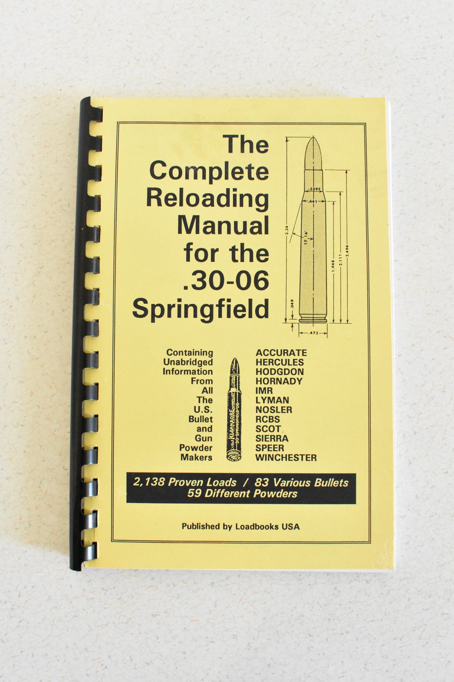 The Complete Relaoding Manual for the .30-06 Springfield Loadbooks 1990 ...