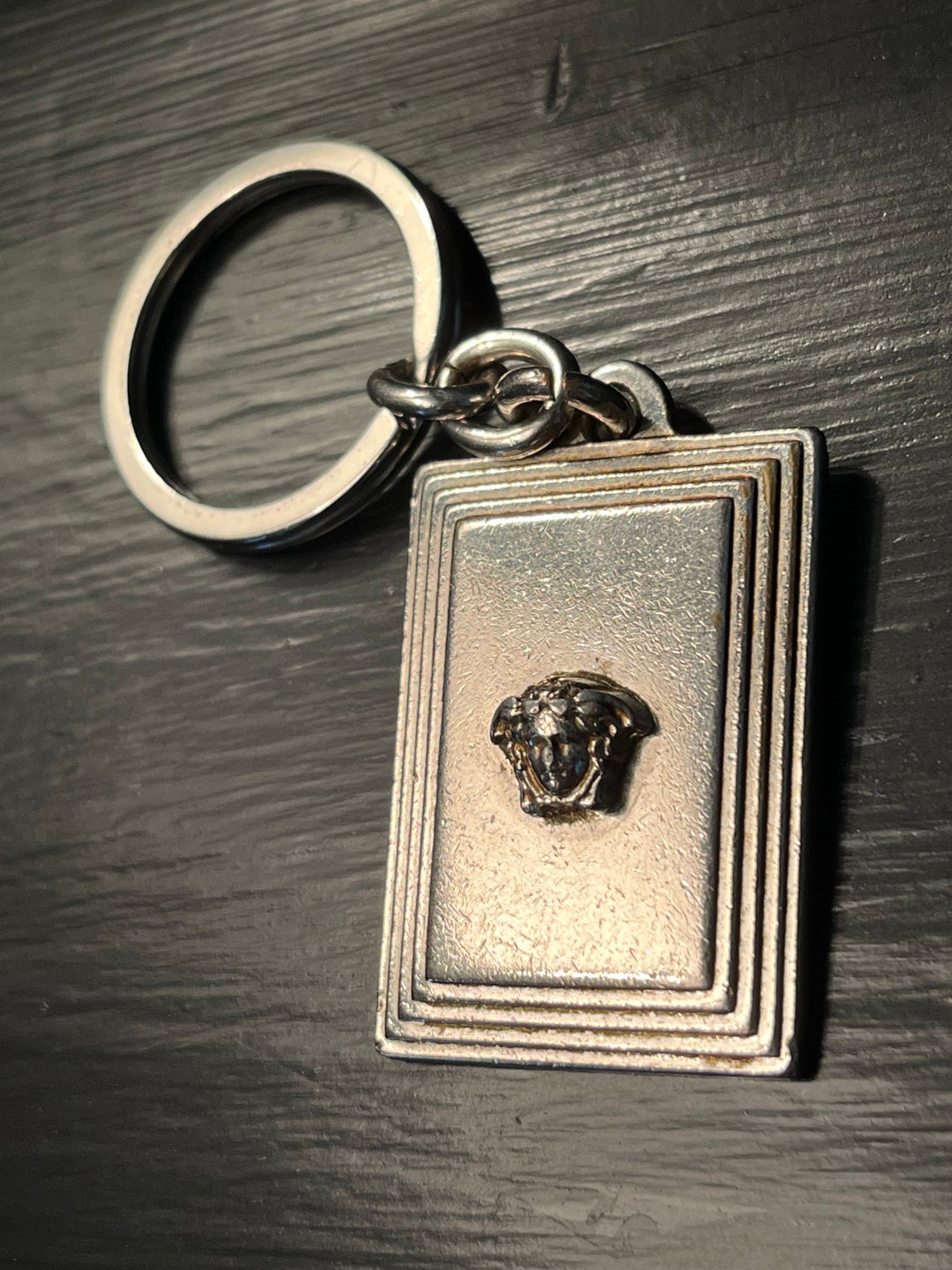 Rare Vintage Gianni Versace Key Chain Silver With the Great Details of ...