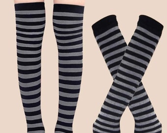 Striped Arm Socks - Etsy