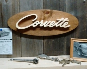 Corvette Plaque | Etsy