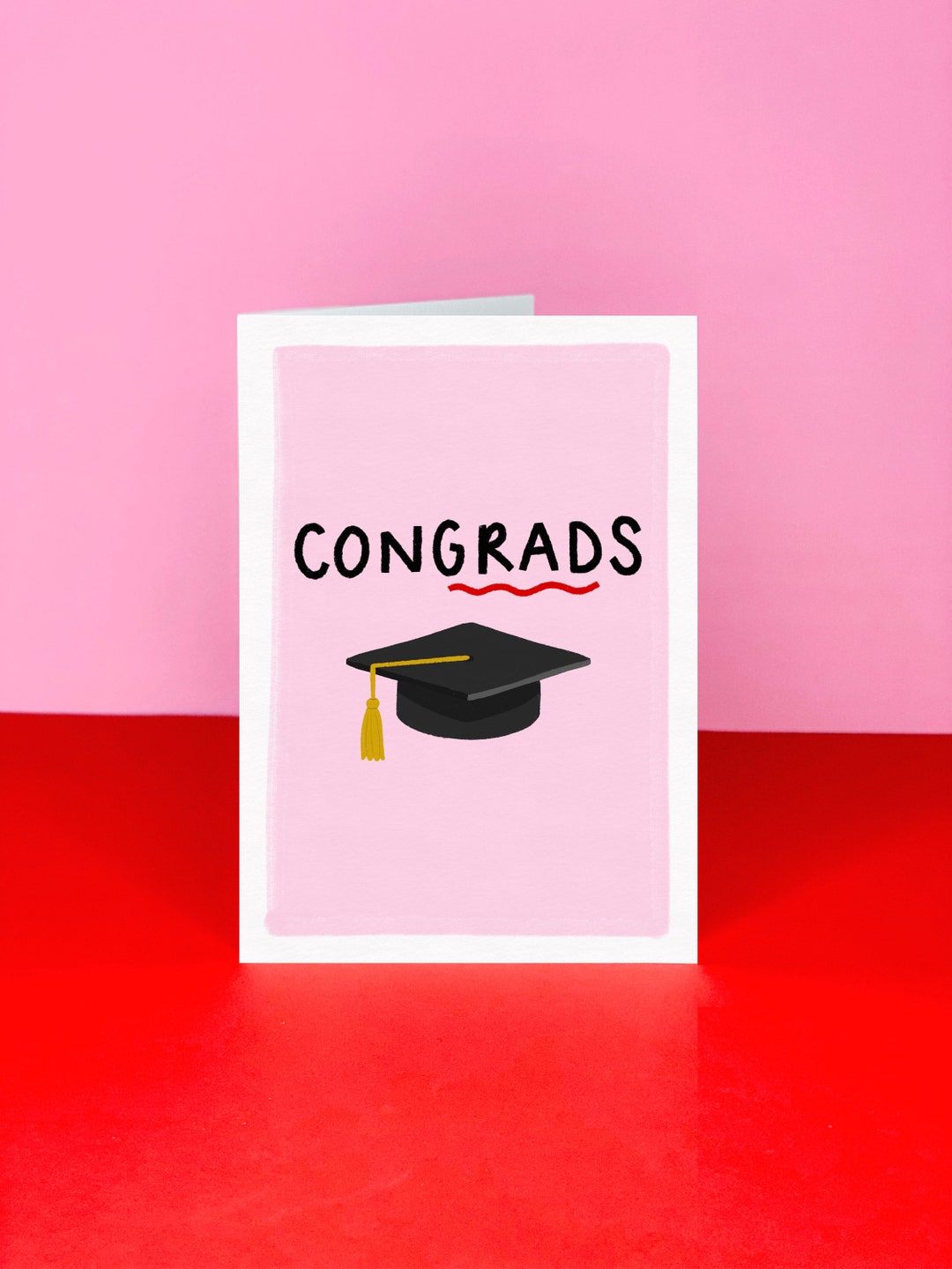 Congrads Graduation Card Congrats on Your Graduation Card Uni ...