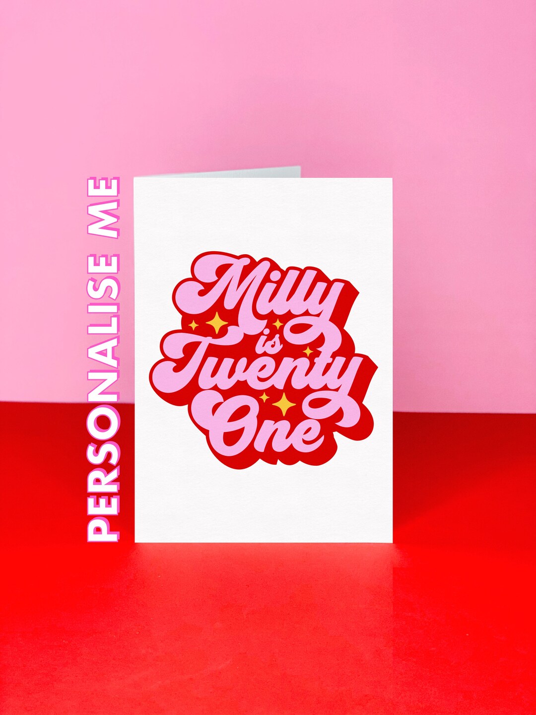 Personalised Birthday Card - Twenty First Birthday Card - 21st Birthday ...
