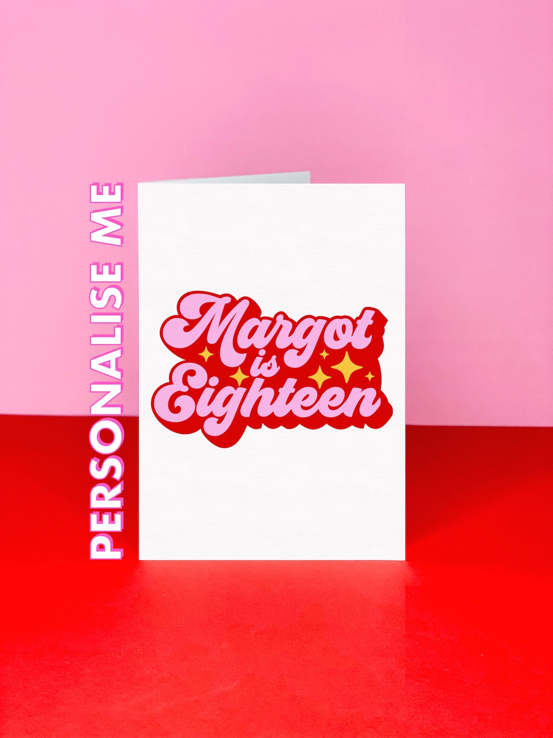 Personalised Birthday Card - Eighteenth Birthday Card - 18th Birthday ...