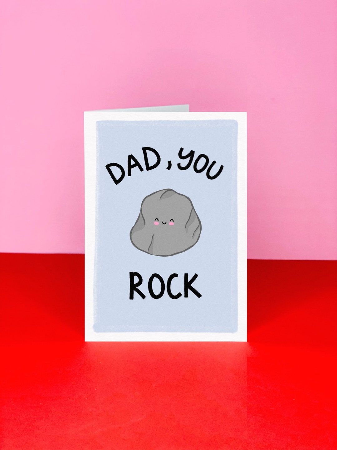 Dad You Rock Father's Day Card Rockstar Dad Father's Day Card Punny ...