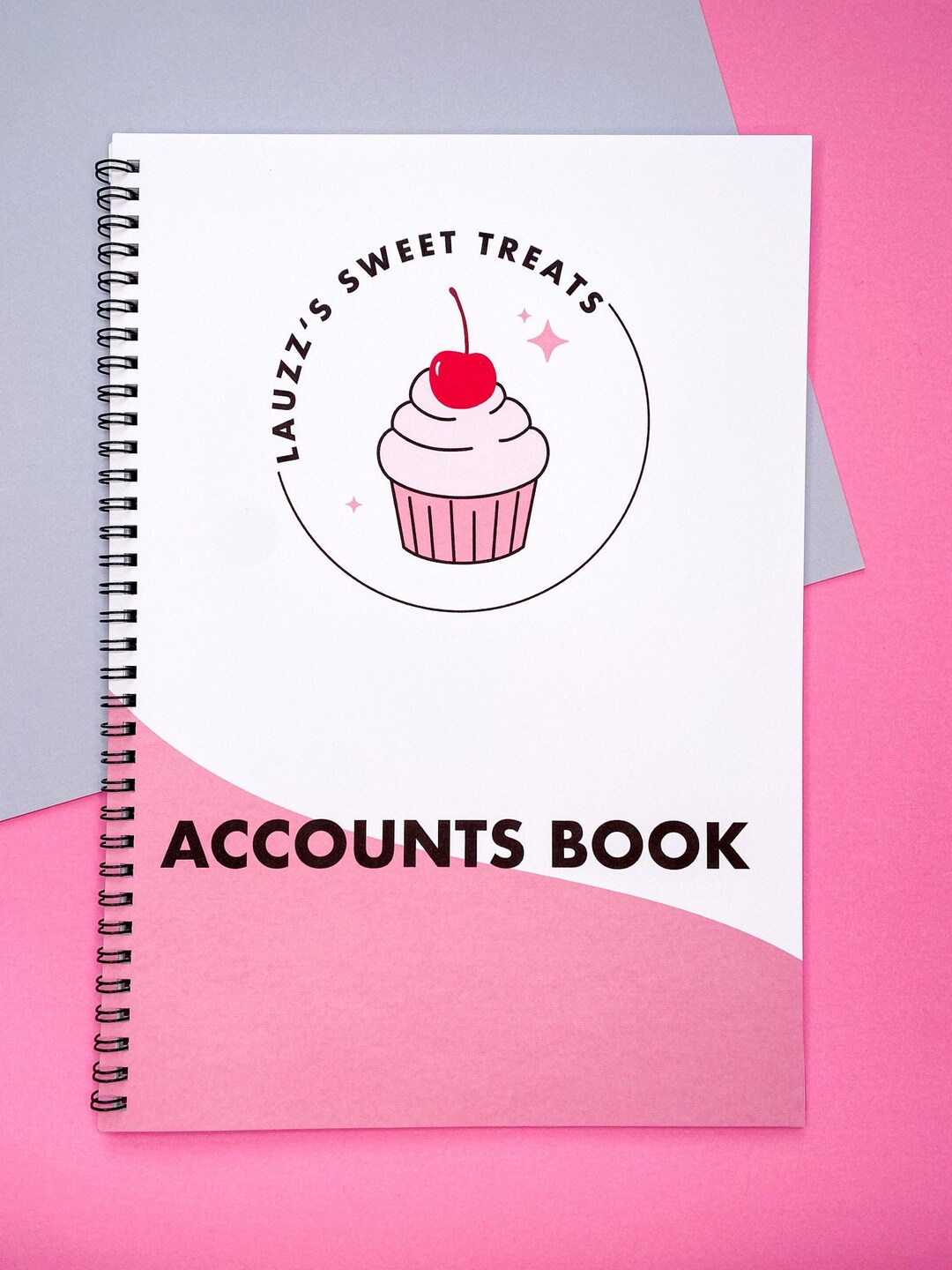 Personalised Accounts Book A4 Account Book Logo Book Accounting Book ...