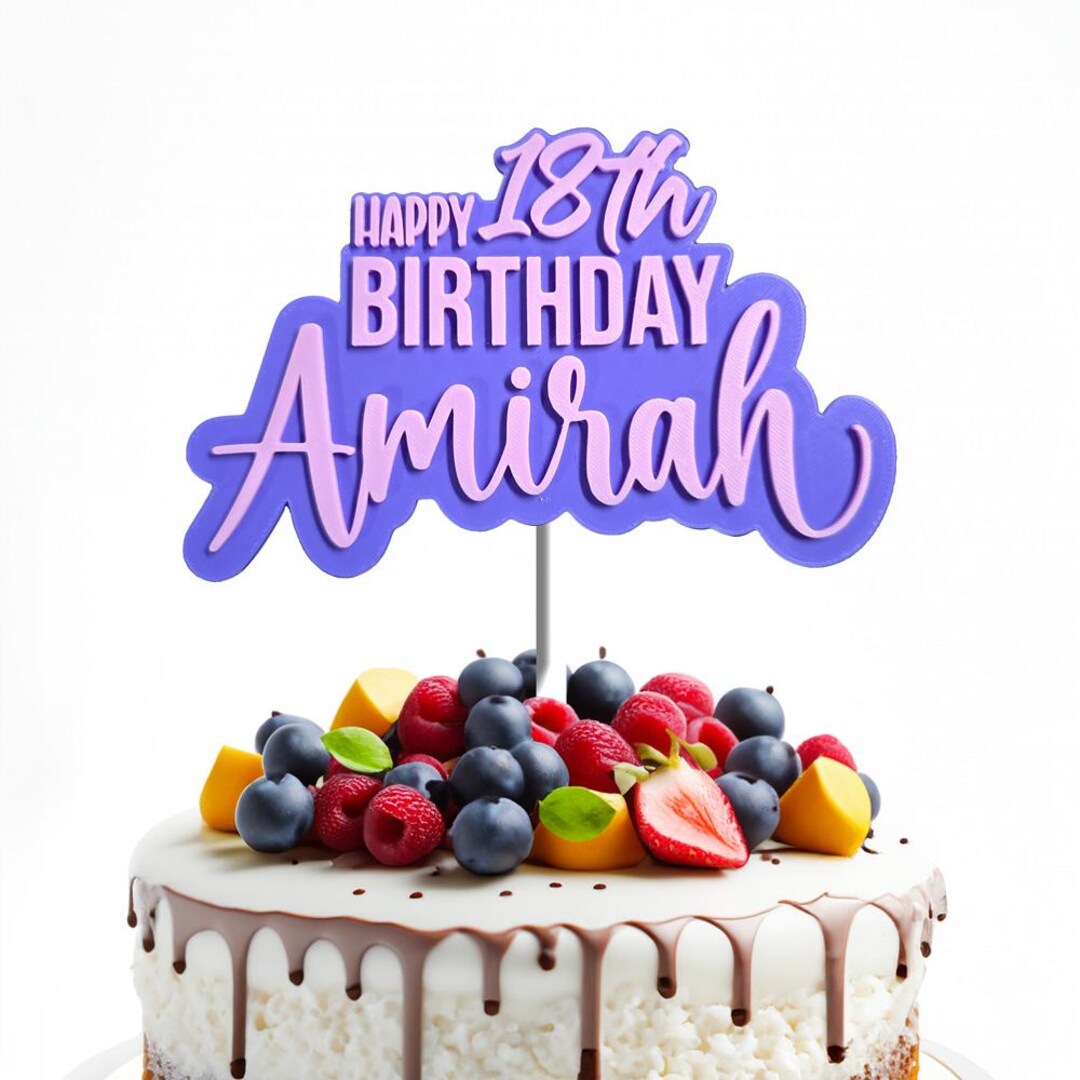 Custom Cake Topper, Personalized Cake Topper, Cake Decorations, Kids ...