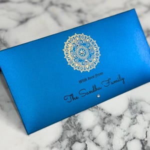 Luxury Personalised Money Envelope, Gift Envelope, Shagan Envelope ...
