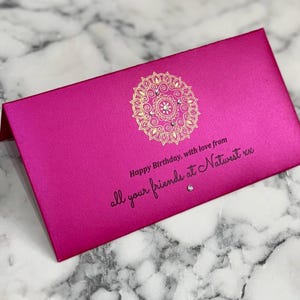 Luxury Personalised Money Envelope, Gift Envelope, Shagan Envelope ...