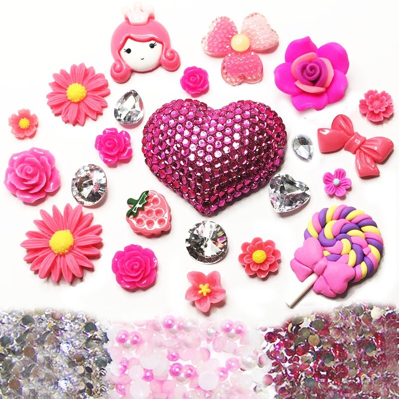 Diy Cell Phone Bling Kits - Etsy