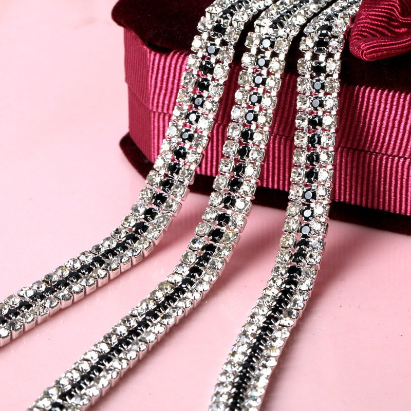 Rhinestone Trim - Etsy
