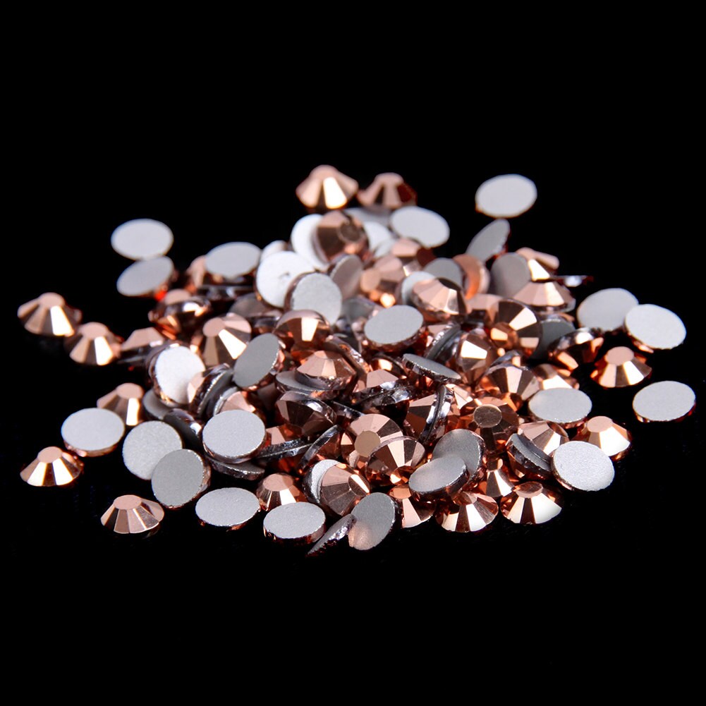 Rose Gold 5000 Pcs Assorted 8 Sizes Crystal Glass - Etsy