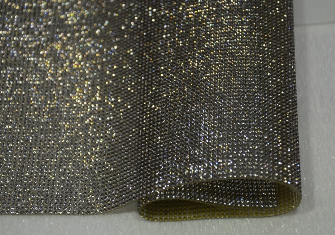 Gray - Glass Rhinestones Sheet Self Adhesive Applique / Sticker Sheet ...