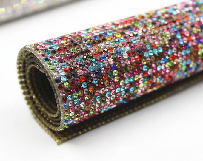 Clear Crystal Glass Rhinestones Sheet Self Adhesive Applique - Etsy