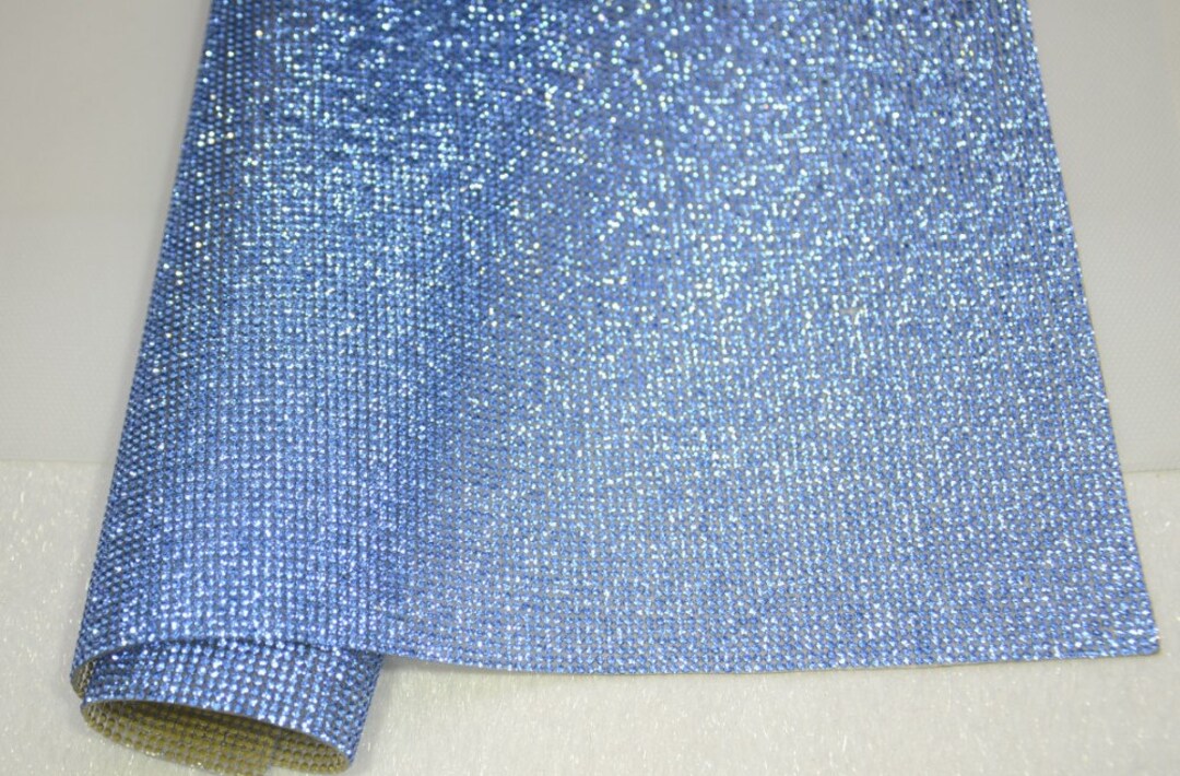 Light Blue - Glass Rhinestones Hot Fix or Self Adhesive Applique ...