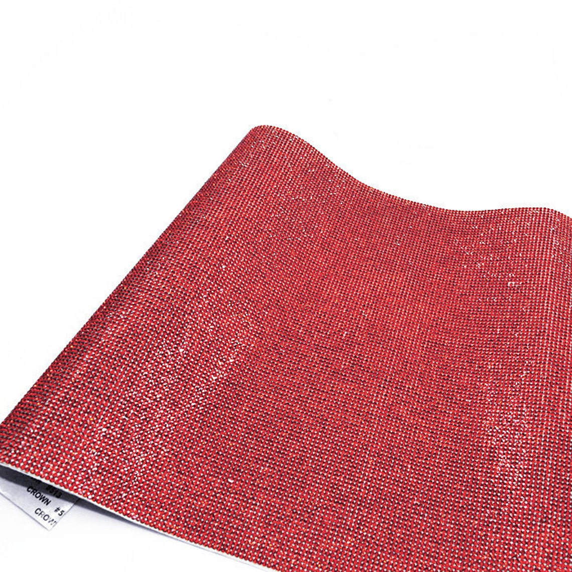 Red Glass Rhinestones Sheet Self Adhesive Applique / Sticker - Etsy