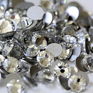 1440 Pcs SS12 -- Glass Rhinestones Flatback High Quality No Hotfix ...