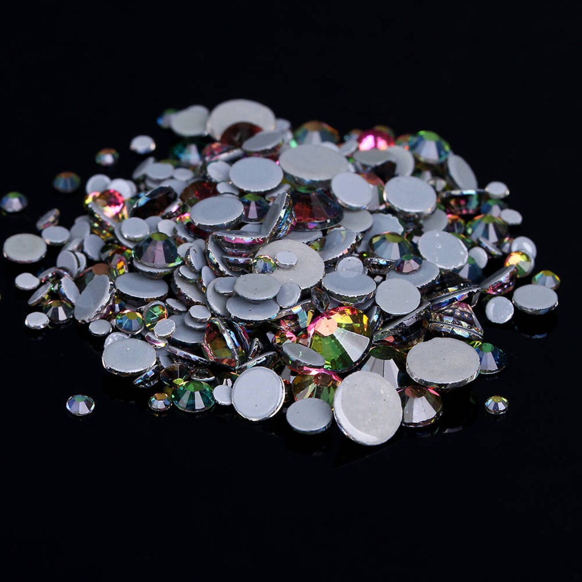 Volcano 4000 Pcs Assorted 8 Sizes Crystal Glass Rhinestones - Etsy