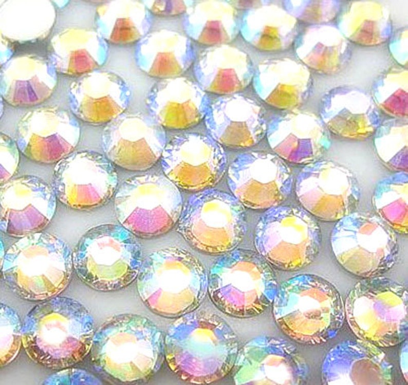 5 Mm 500 Pieces Round Flat Back 14 Facet Cut Rhinestones - Etsy