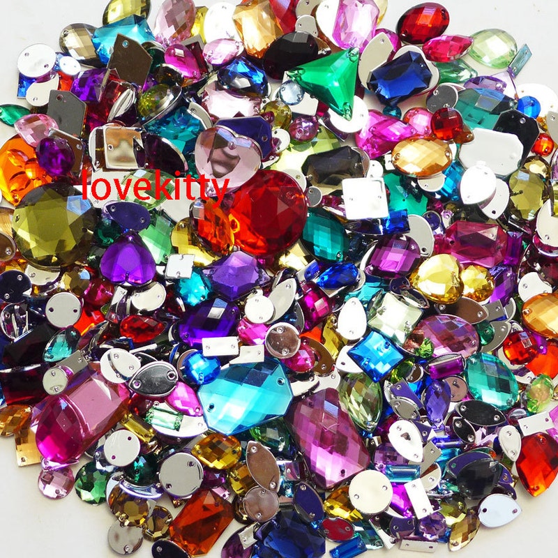 Jeans With Gems - Etsy