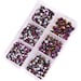 Clear Crystal Glass Rhinestones Sheet Self Adhesive Applique / Sticker ...