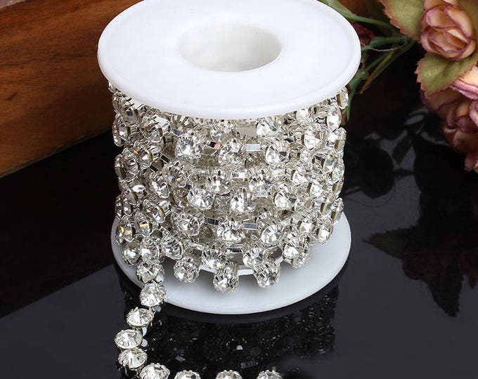 5mm Big Rhinestone Trim Ss20 Crystal Trim Rhinestone - Etsy