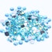 AB Lake Blue / Resin - 1000 2mm 3mm 4mm 5mm or 100 6mm Resin / Silver ...