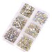 Clear Crystal Glass Rhinestones Sheet Self Adhesive Applique / Sticker ...