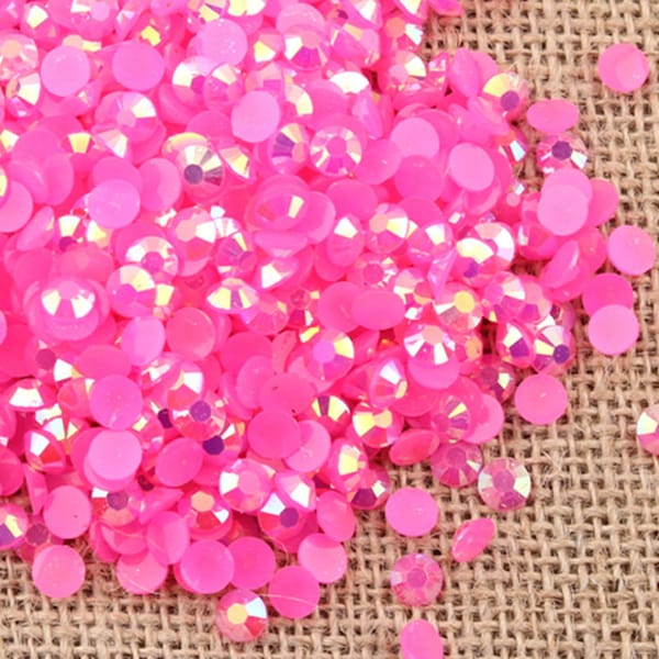 Rhinestones Bright Pink - Etsy