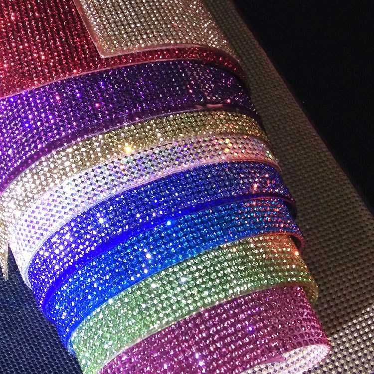 Clear Crystal Glass Rhinestones Sheet Self Adhesive Applique - Etsy