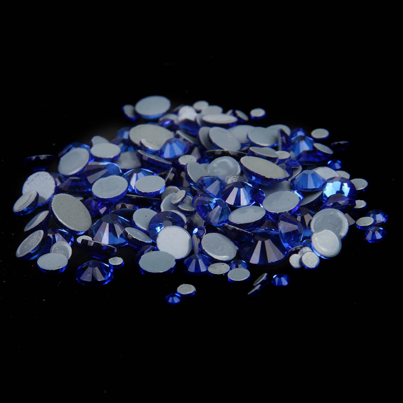 Dark Blue Blue 4000 Pcs Assorted 8 Sizes Crystal Glass - Etsy
