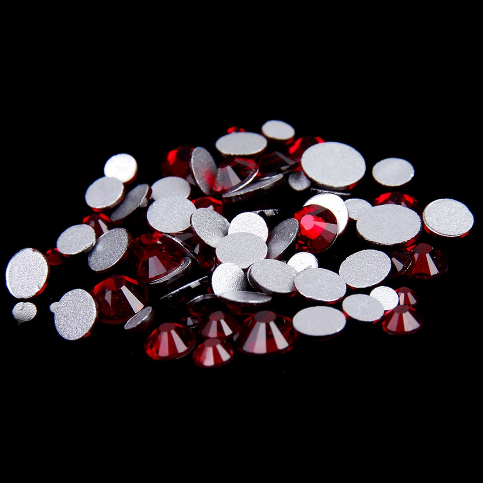 Dark Red 5000 Pcs Assorted 8 Sizes Crystal Glass - Etsy