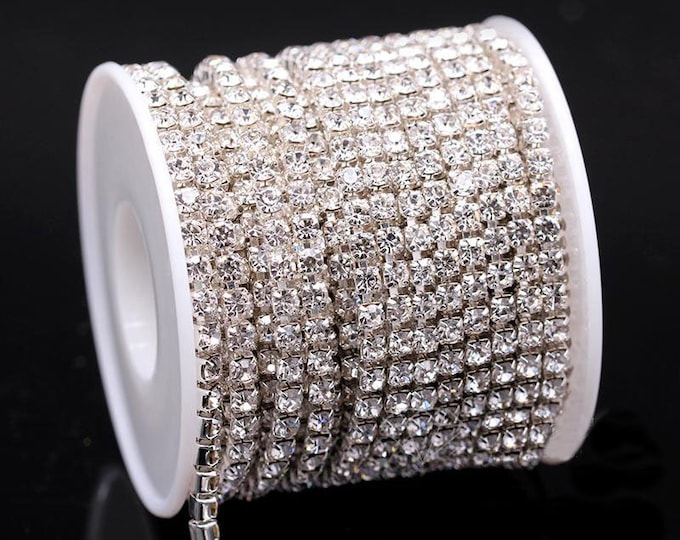 5mm Big Rhinestone Trim Ss20 Crystal Trim Rhinestone - Etsy