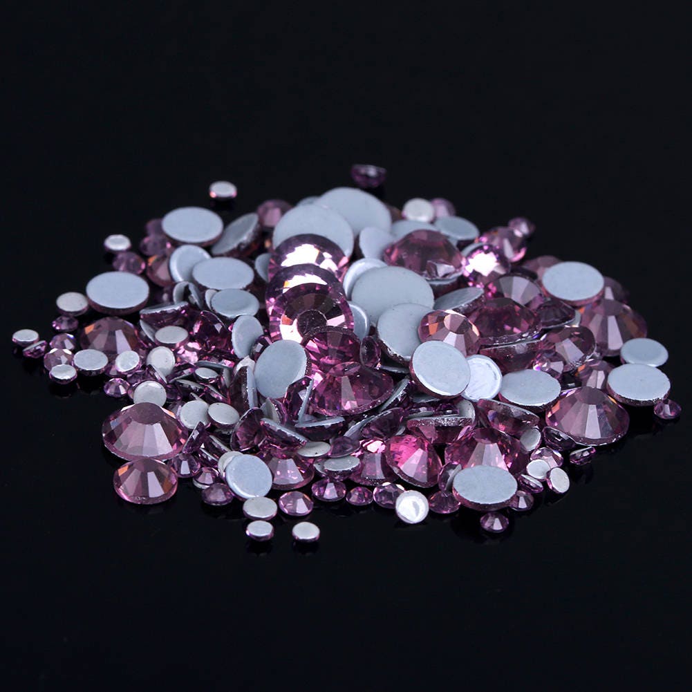 Light Amethyst 4000 Pcs Assorted 8 Sizes Crystal Glass - Etsy