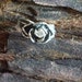 Rose Ring Band Sterling Silver With Cubic Zirconia - Etsy