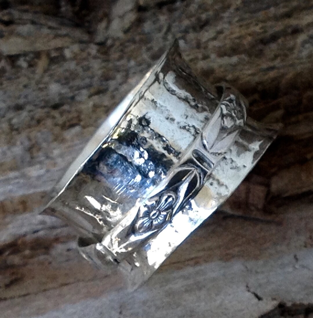 Spinner Ring Worry Ring Sterling Silver - Etsy