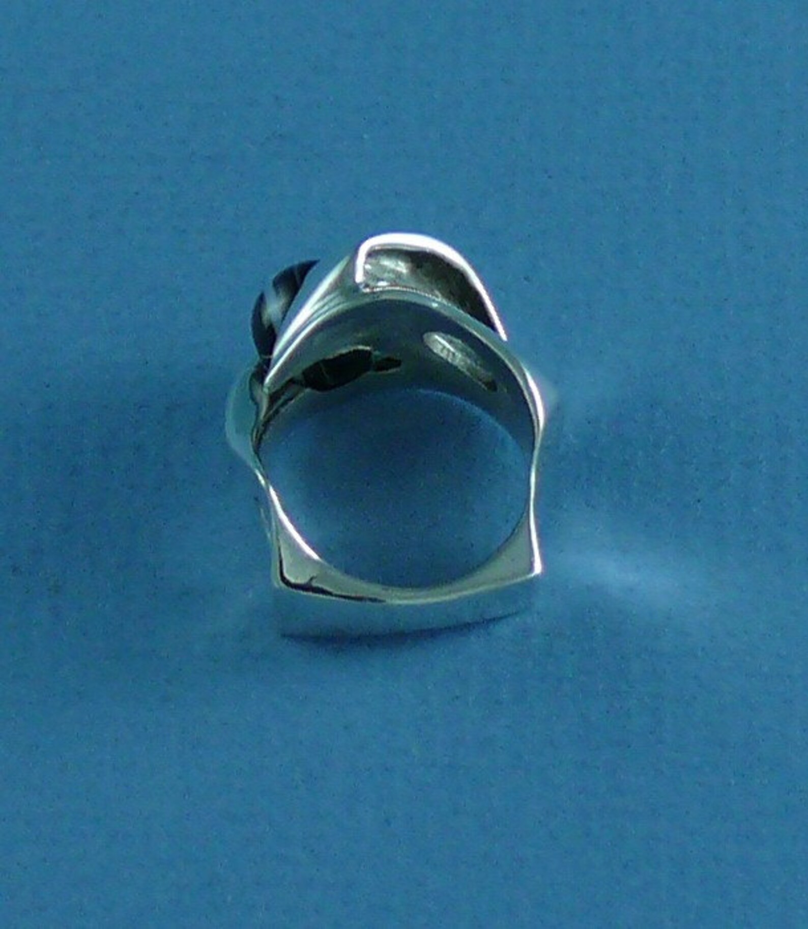 Semi Precious Interchangeable Eight Gemstone Bead Ring Sterling Silver ...