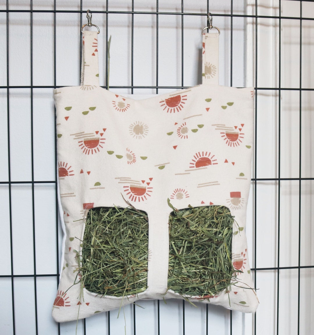 Bunny Hay Bag | Hay Feeder for Rabbits - Etsy