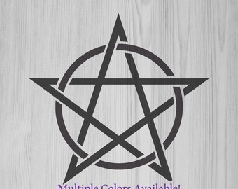 Pentagram Decal - Etsy