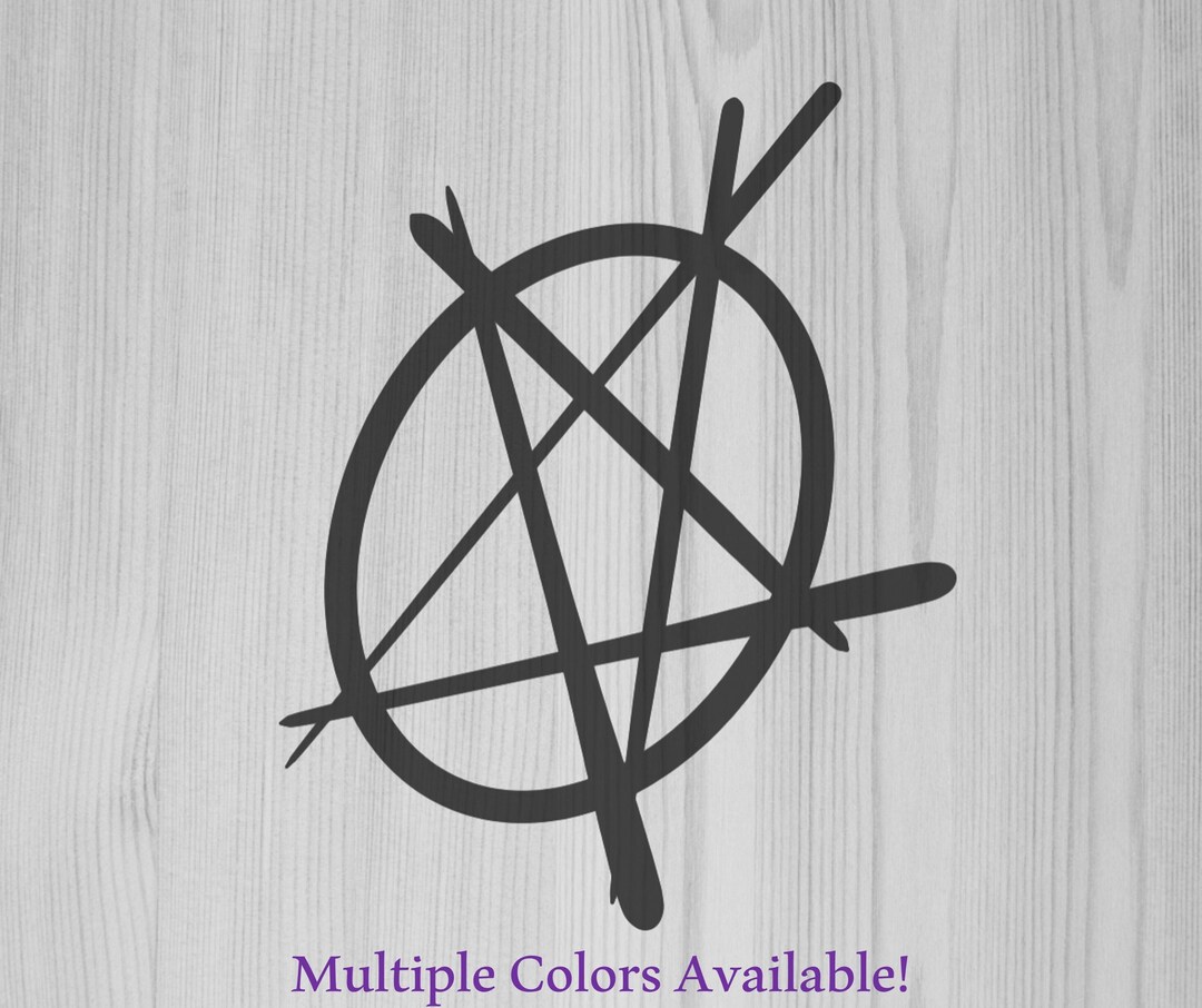 Drawn Graffiti Pentagram / Pentacle Glossy Permanent Vinyl Decal - Etsy