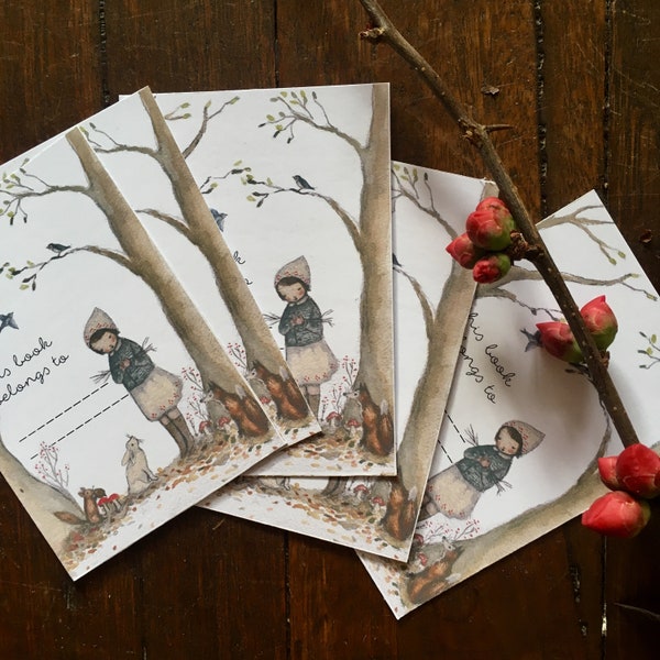 Childrens Bookplates - Etsy