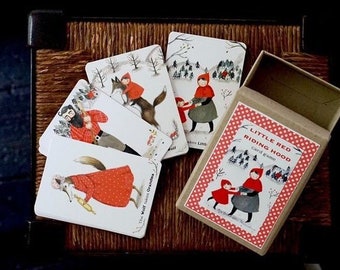 Red Riding Hood Card | Etsy
