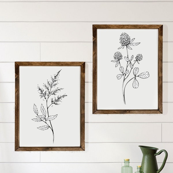 Botanical Signs - Etsy