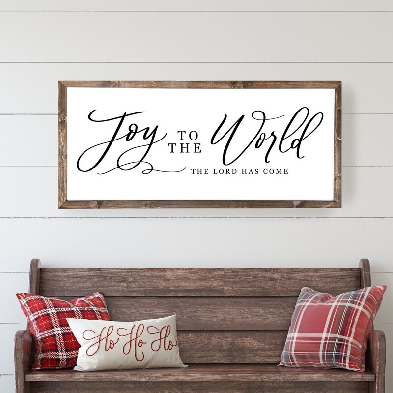Joy Christmas Sign - Etsy