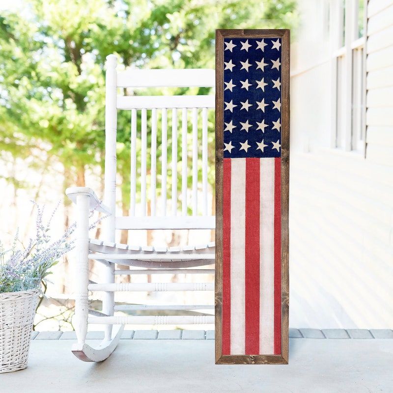 Patriotic Porch Sign - Etsy